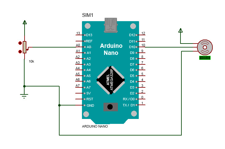 How To Control Servo Motor Control Using Arduino Nano Ee Diary