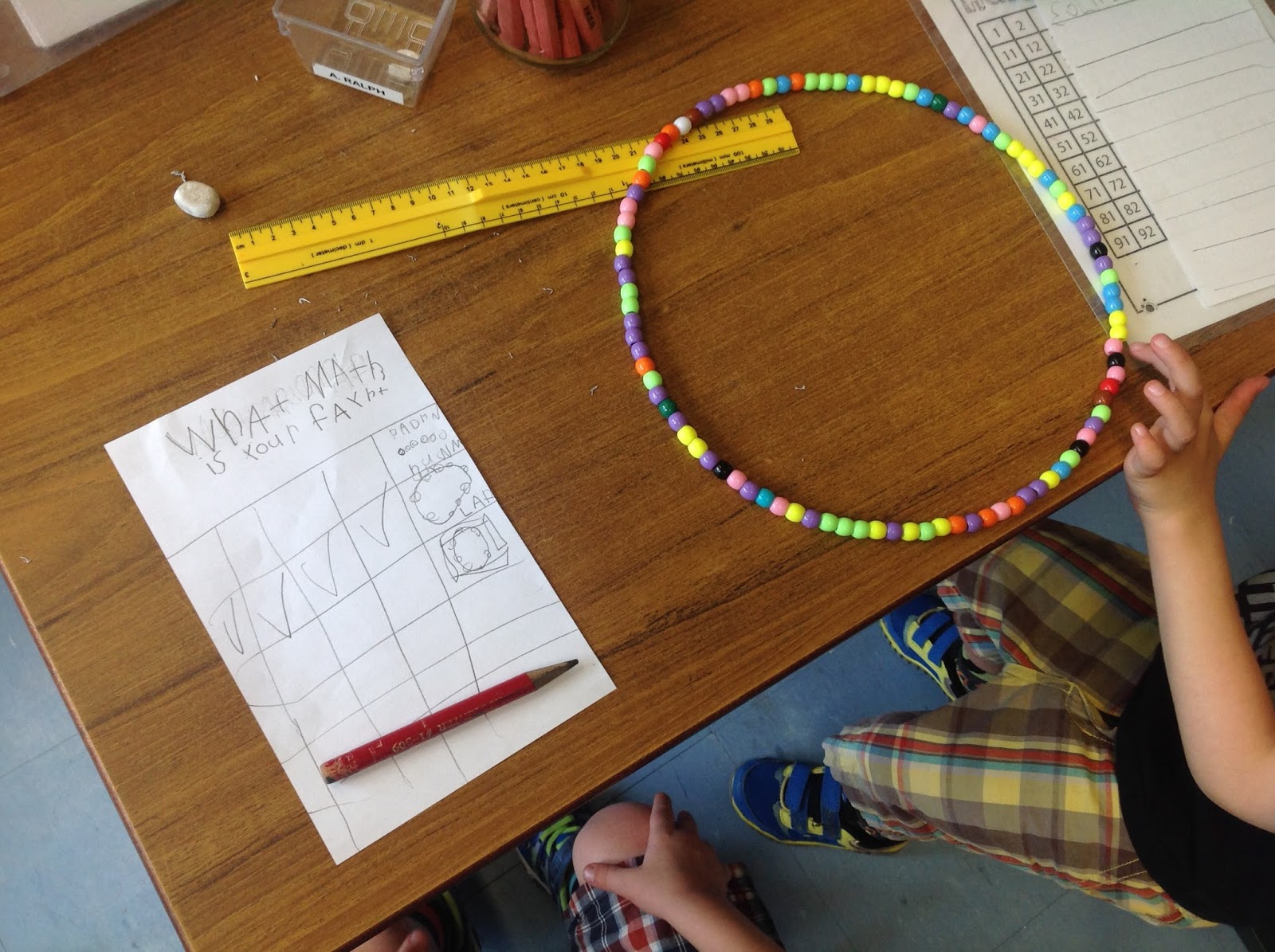 Wonders In Kindergarten What Math Do You See In This Necklace 