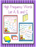 Teachers R US: Kindergarten Popcorn High Frequency Words Activity Freebie