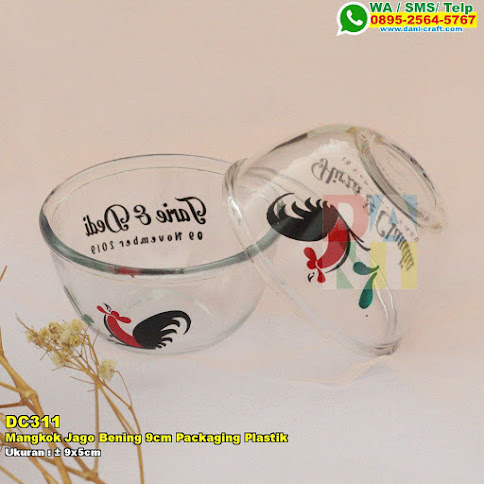 Mangkok Jago Bening 9cm Packaging Plastik | Souvenir Pernikahan