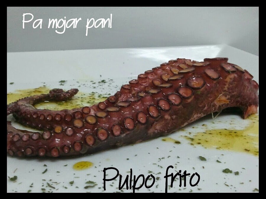 Pulpo frito con ajo y perejil | Cocina