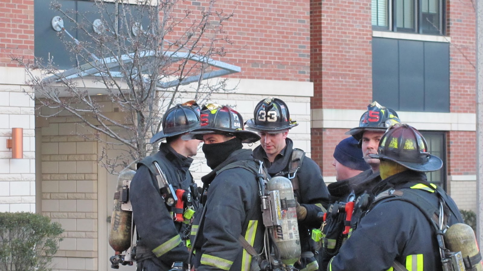 Public Safety Personnel at work: Boston firefighters battle multi alarm ...