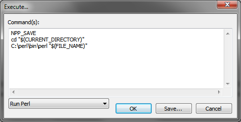 Amazing Perl: Use Notepad++ as Perl IDE