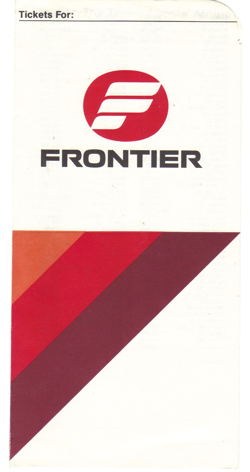 Airlines Past & Present: Frontier Airlines Convair 580 Safety Features ...