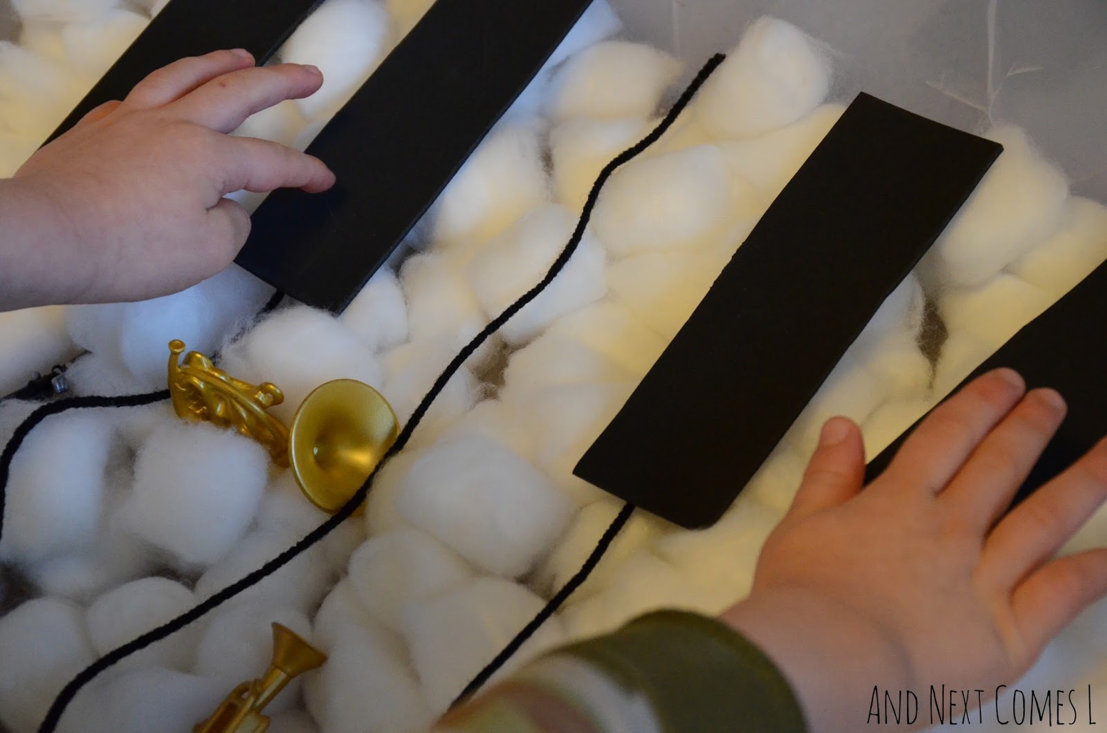 Musical Instruments Sensory Bin | And Next Comes L - Hyperlexia Resources