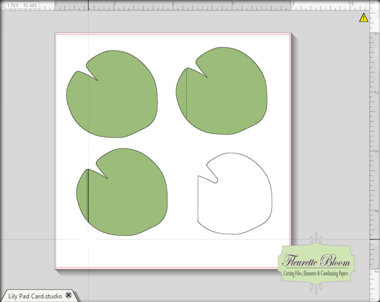 Lily Pad Cut Out Pattern