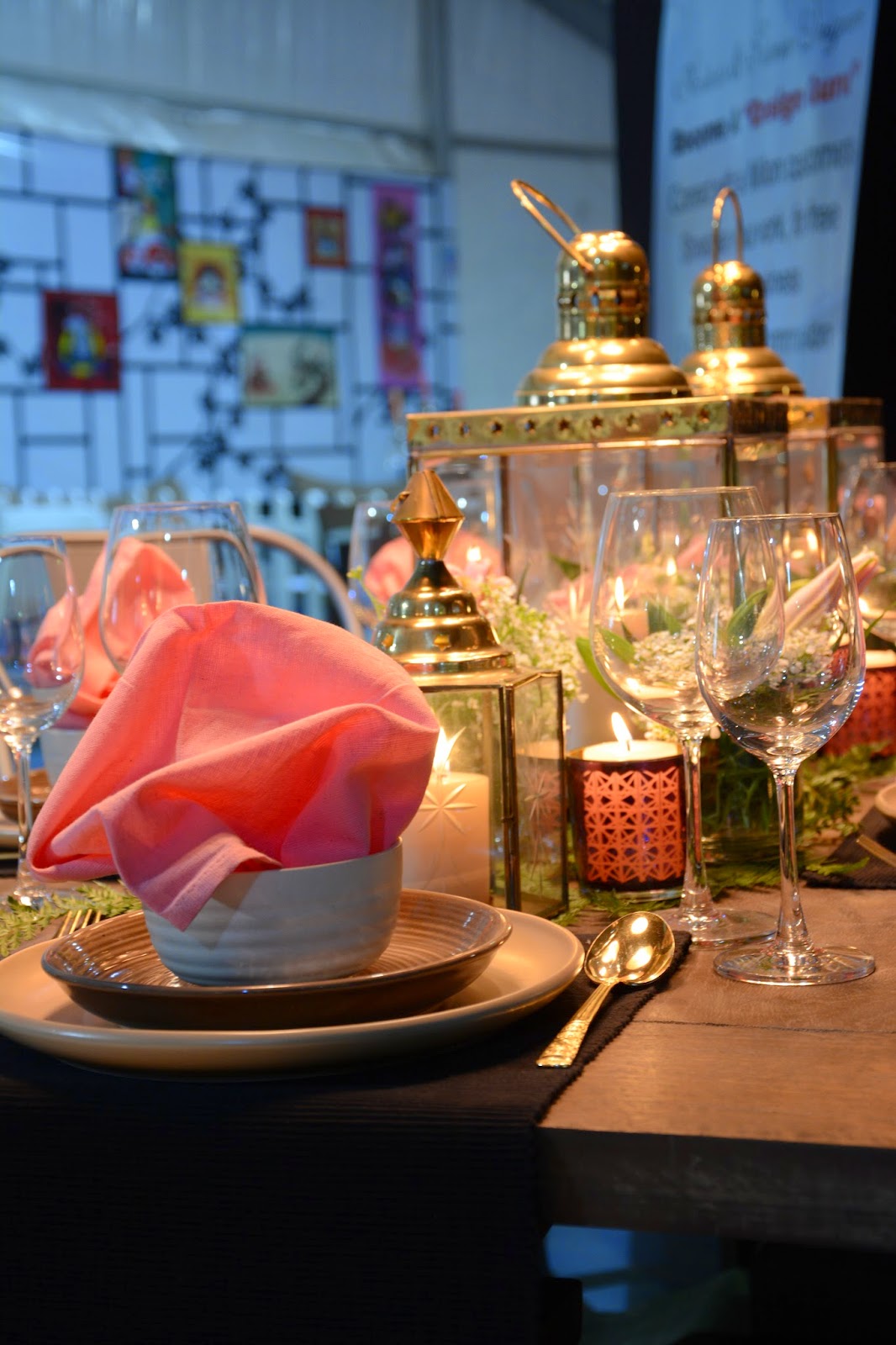 Rajee Sood: The tablesetting at Dining by Design, pavillion ... India ...