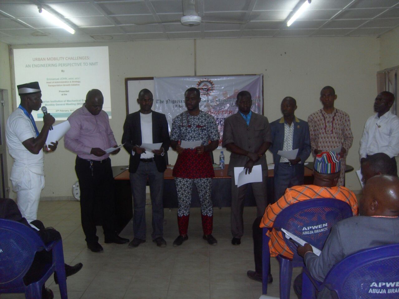 NIMechE Abuja chapter constitutes standing committees, launched Stickers