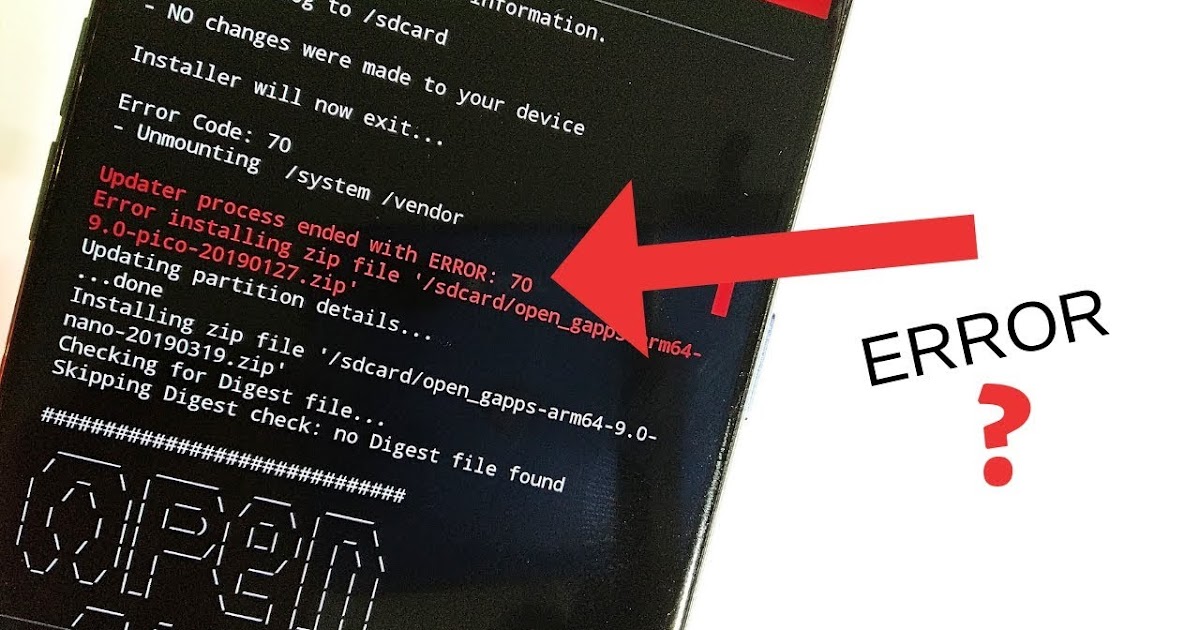 FIX GApps Error Code 70 TECH POISON fix-gapps-error-code-70-tech-poison