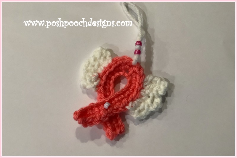 Posh Pooch Designs : Cancer Awareness Ribbon With Wings Crochet Pattern ...