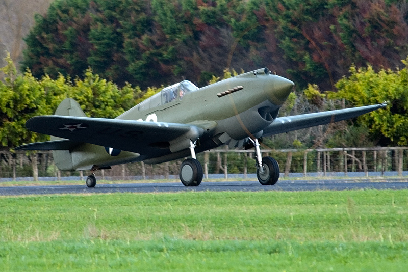 Another Time: P-40C Takes to the Air!