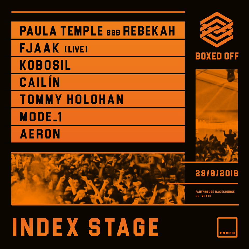 "INDEX" announced Berghain resident and a huge lineup at Boxed Off ...
