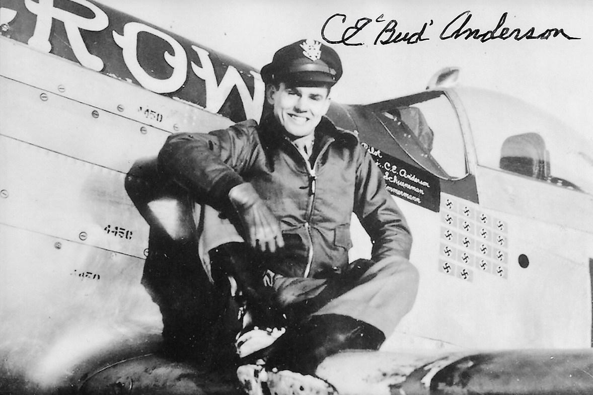 Autografy Mariu: Clarence Emil "Bud" Anderson