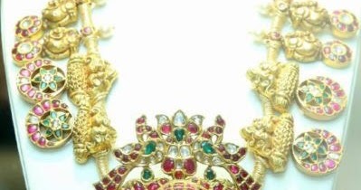 Bottu Mala with Krishna Pendant - Jewellery Designs