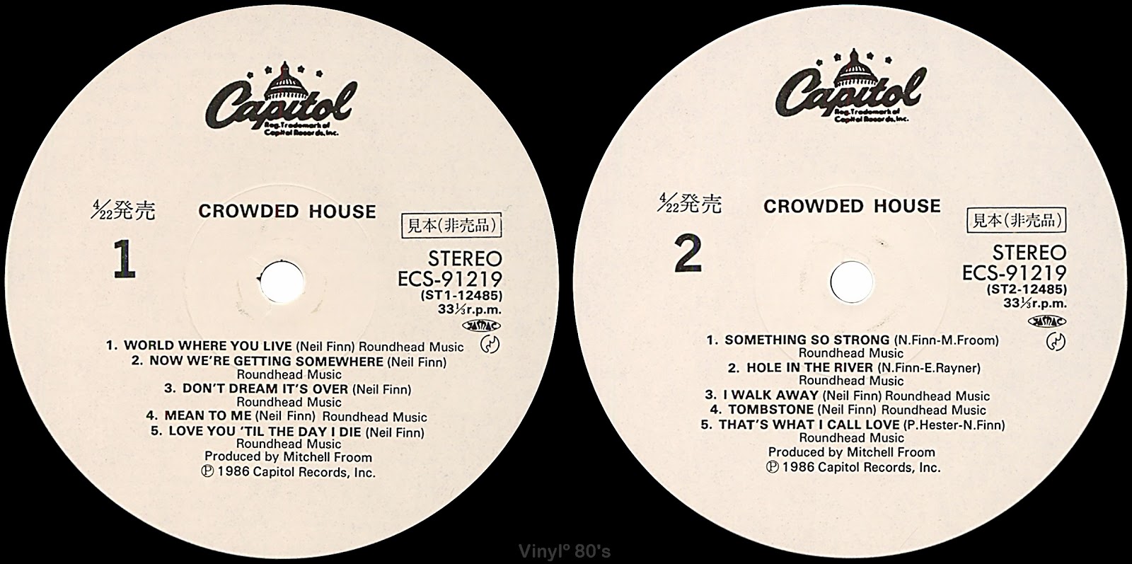 1986 Crowded House - Crowded House - Rockronología 1986 Crowded House - Crowded House - Rockronología