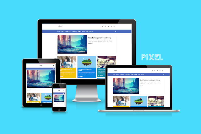 Pixel - Idntheme Responsive Blogger Template