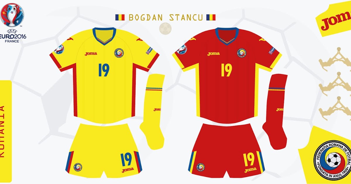 Design Futbol Kits: Rumania 2016 (Eurocopa)