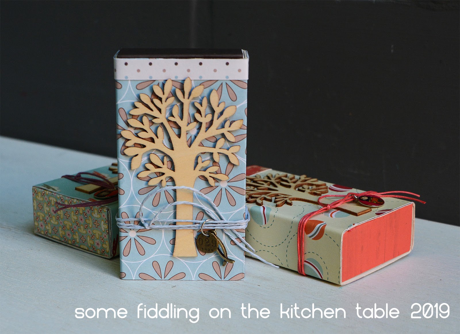 Some fiddling on the kitchen table: Matchbox Art #6