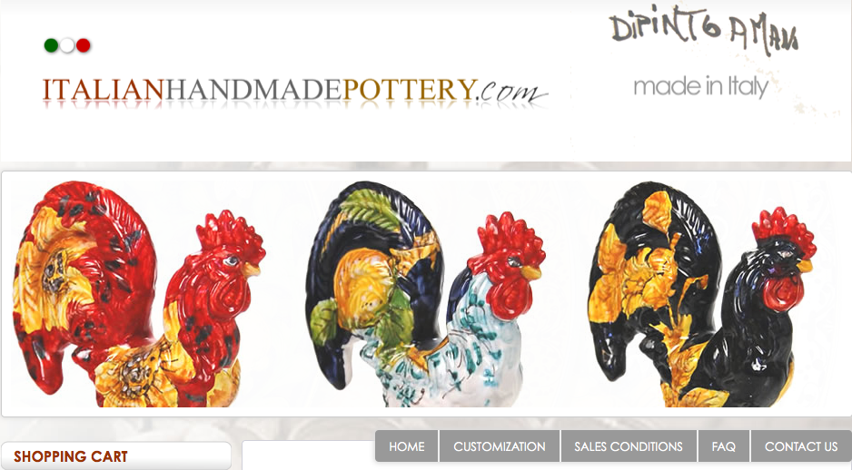 Italian Pottery Online Store