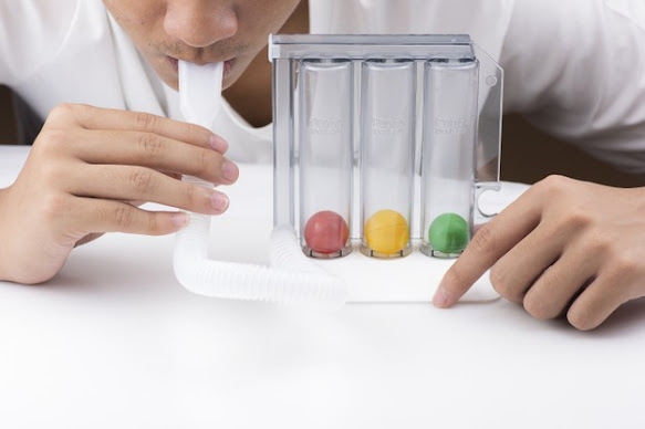 Spirometers are used to monitor a patient's breathing pattern in order ...