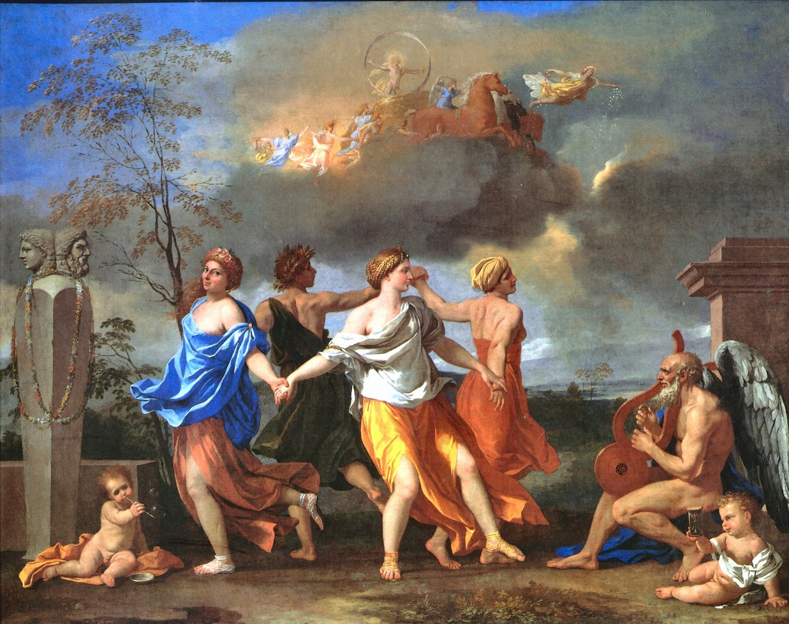 Art Of The Day Nicolas Poussin A Dance To The Music Of Time