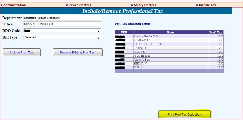 How to Process Professional Tax in SPARK
