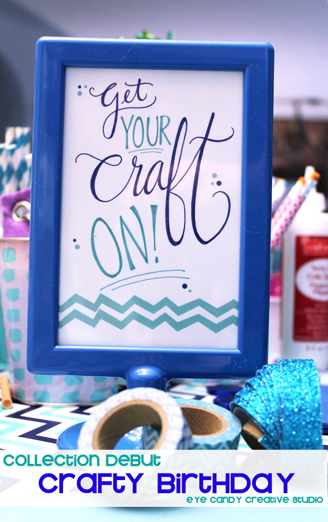 Eye Candy Creative Studio: COLLECTION DEBUT :: Crafty Birthday Party