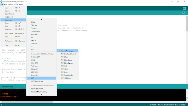 Arduino-er: ESP32 Simple Web Server to control external LED Arduino-er: ESP32 Simple Web Server to control external LED