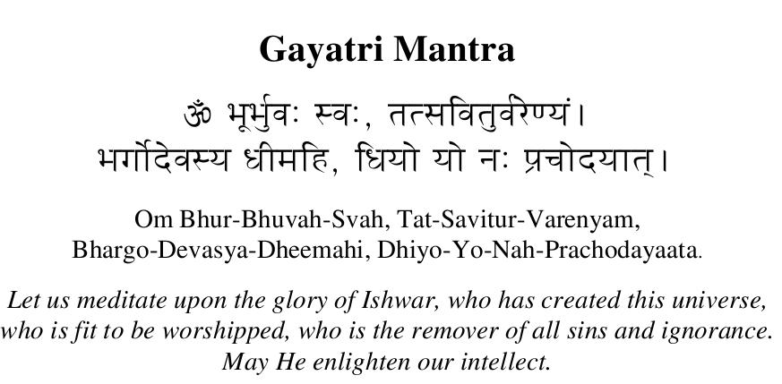 Know more, Grow more!!!: The Gayatri Mantra