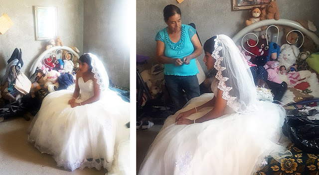 A Rolling Crone: Young Boy Transformed into Carnival Bride in Mexico