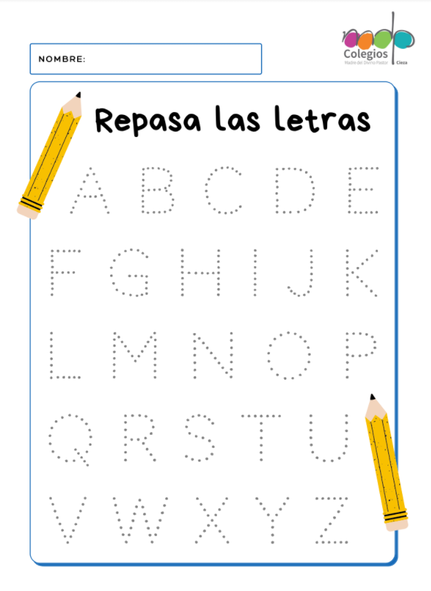LECTOESCRITURA: REPASA LAS LETRAS