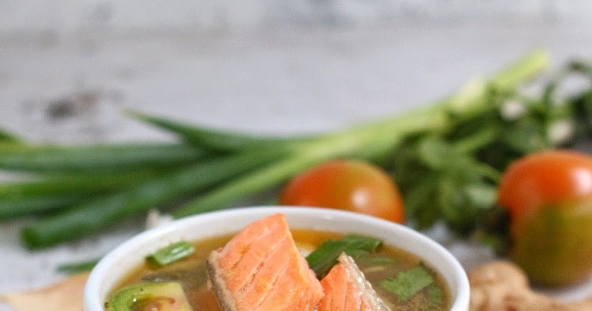 Resep Masakan Jepang Sup Ikan Salmon Bayam - DAPUR MASAK ENAK