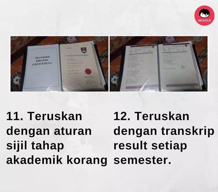 Cara Susunan Sijil-Sijil Untuk Ke Temuduga