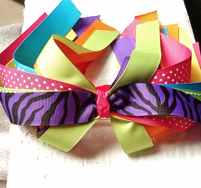 Creative Desire's: Bows Galore & Kid Couture : Bright & Colorful Hair ...