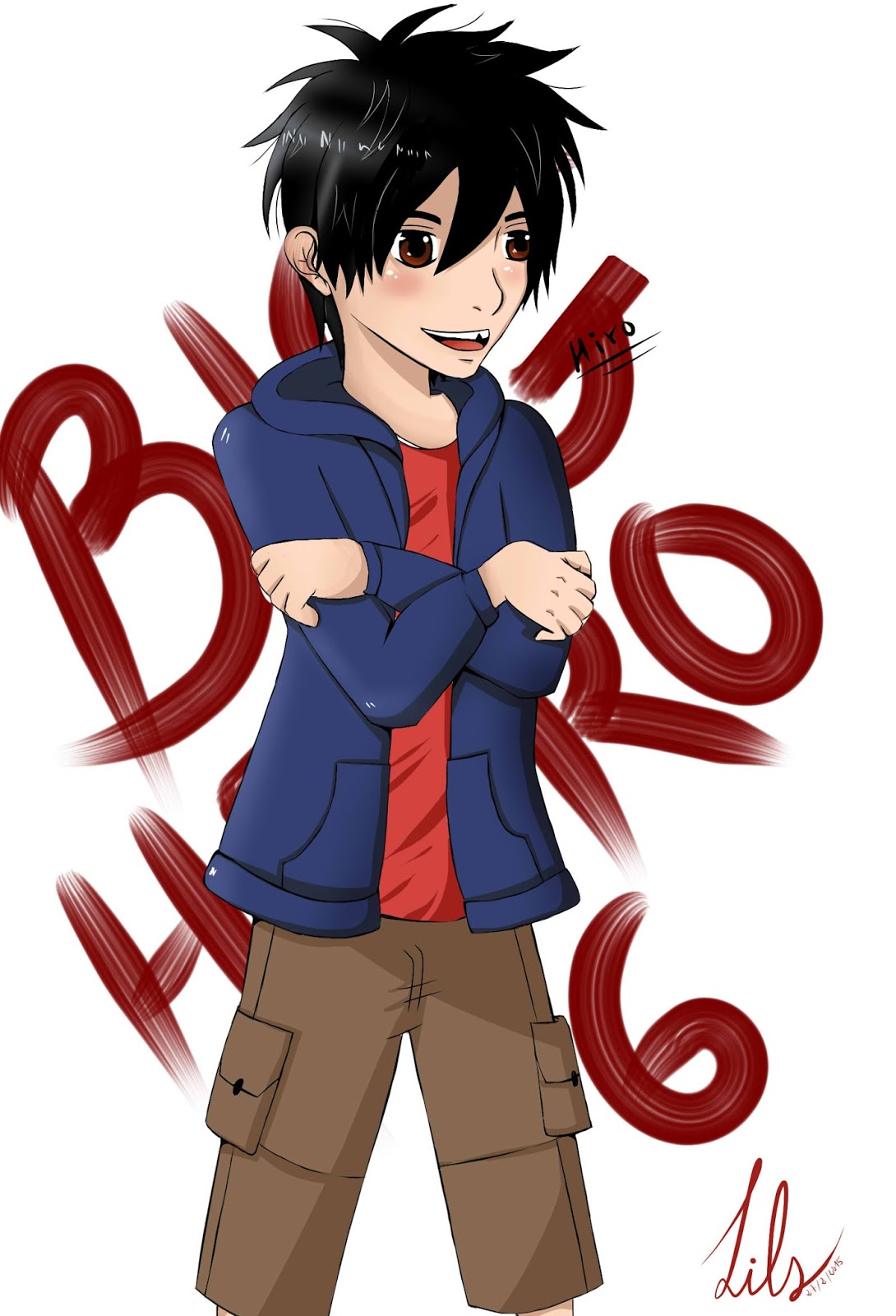 Rise of the brave tangled dragons!: Hiro Hamada, Fan art!