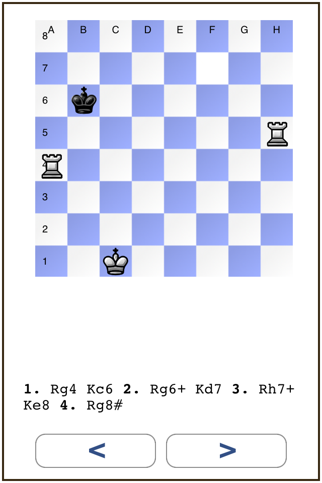Chess Trainer blog: How to checkmate with 2 rooks