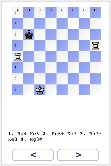 Chess Trainer blog: How to checkmate with 2 rooks