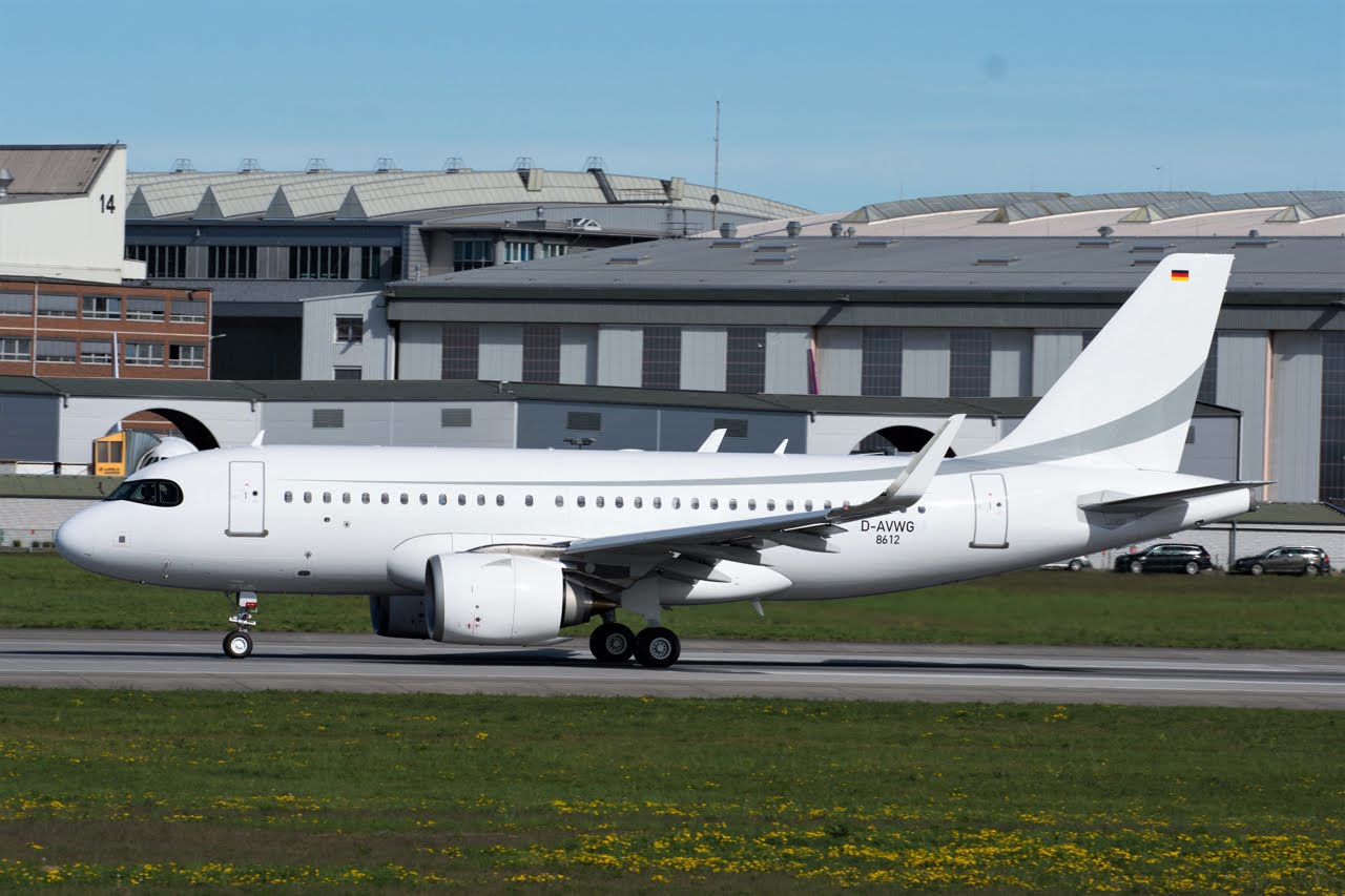 Airbus Hamburg Finkenwerder News: A319-153N, K5 Aviation, D-ANEO (MSN ...