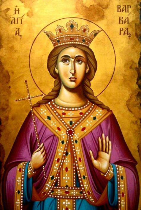 The Heavy Anglophile Orthodox: Holy Greatmartyr Barbara and Martyr ...