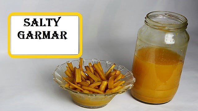 Dipa's Kitchen: How to make Salty Garmar / Garmar pickle / Easy pickle ...