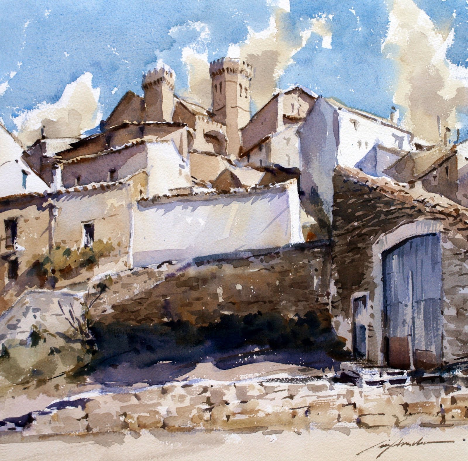 SAN SALVADOR : Acuarela nº 187