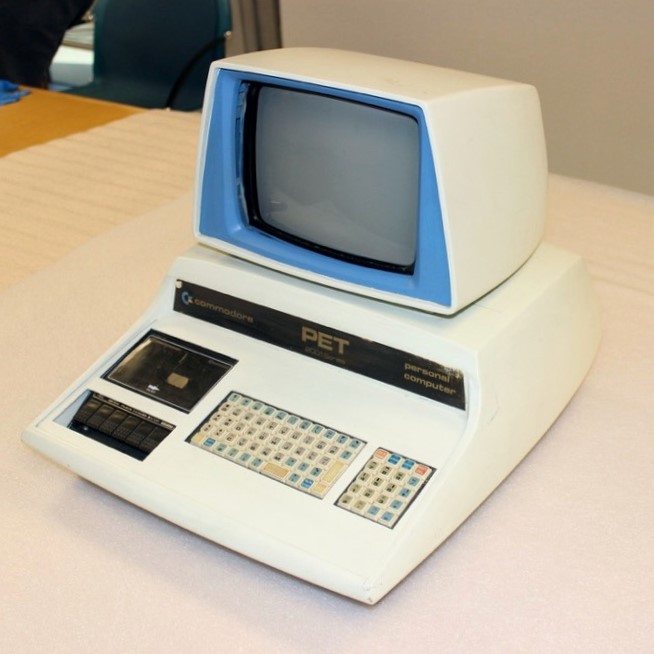 My Old Computers: The Commodore PET 2001 wooden prototype