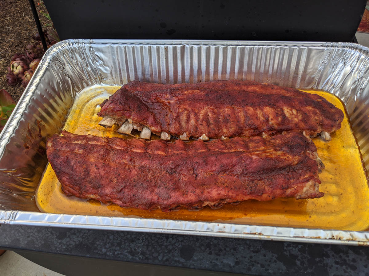 The Scratching Post: Great Smoked Pork Ribs And A Bad Dinner Party