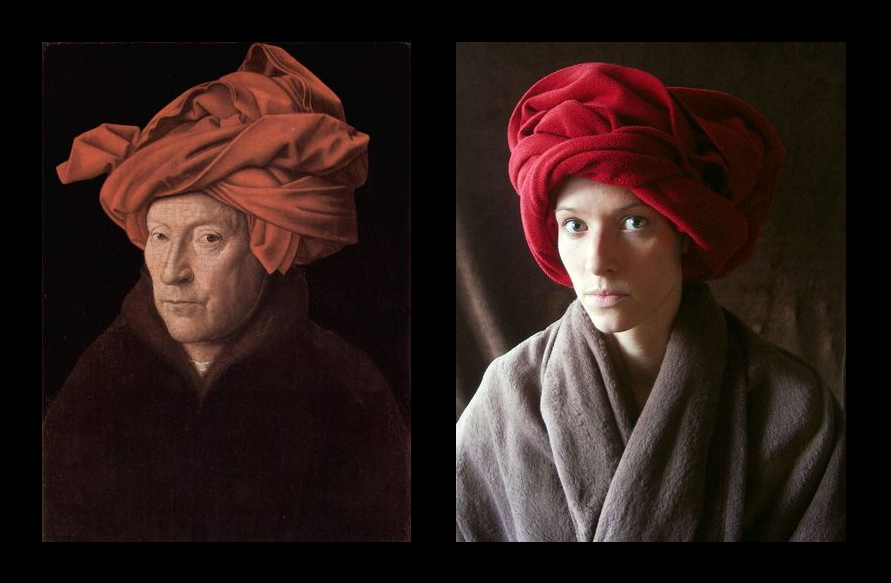be like...: Jan van Eyck, Man in a red turban