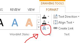 Microsoft Office 2013 Tutorials: How to Make Words Have Cool Mirror ...