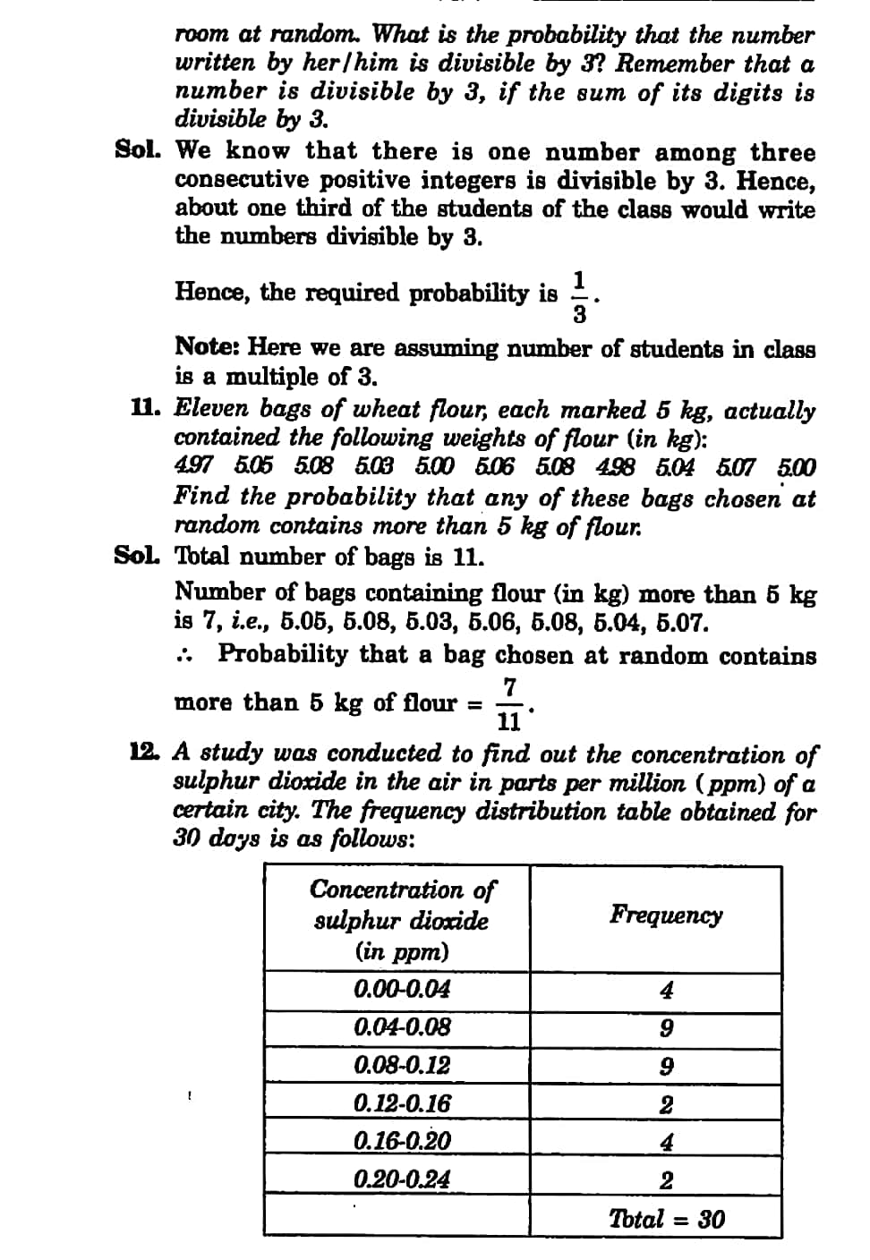 Probability class 9 math - Studypur