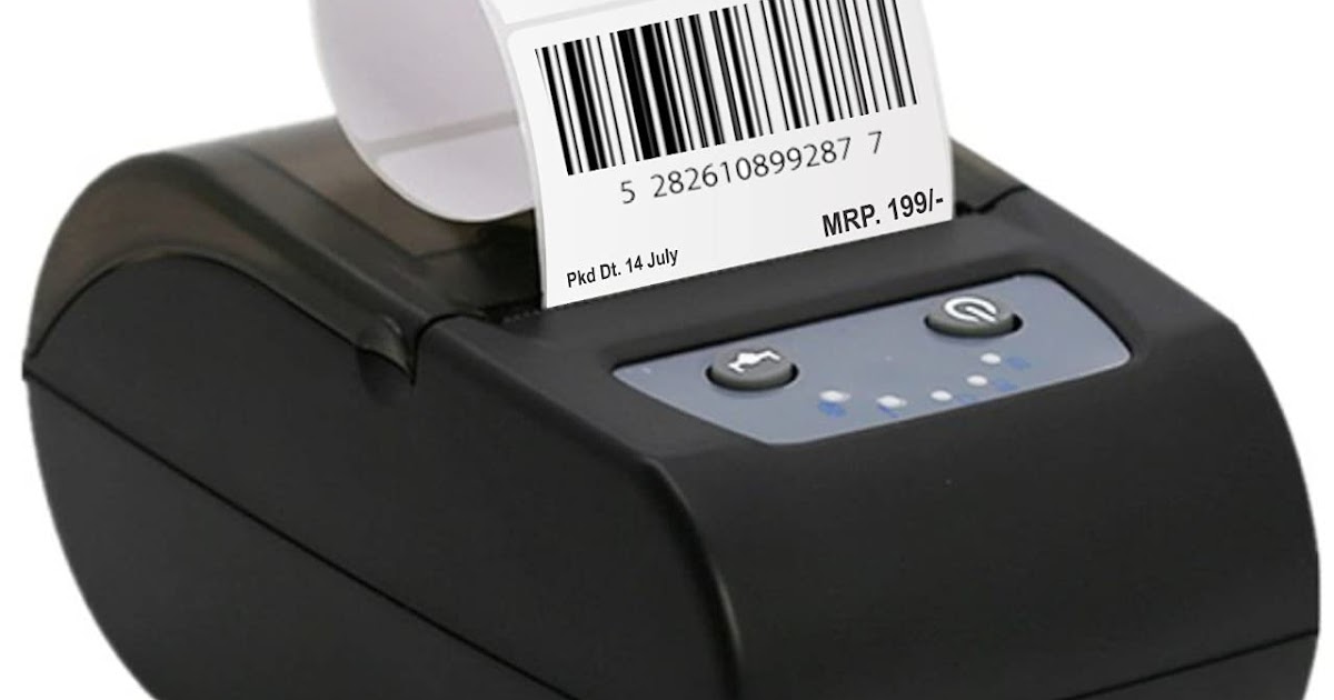 Barcode Label and Receipt Printer (2in1) with Bluetooth Connectivity ...