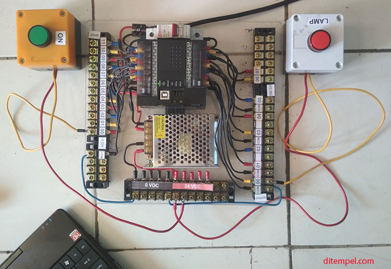 Bagaimana Cara Kerja Push Button NO dan NC Ketika dihubungkan ke PLC ...