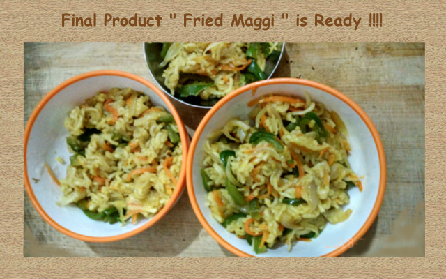 How to make Fried Maggi at home | 2 Minutes Maggi
