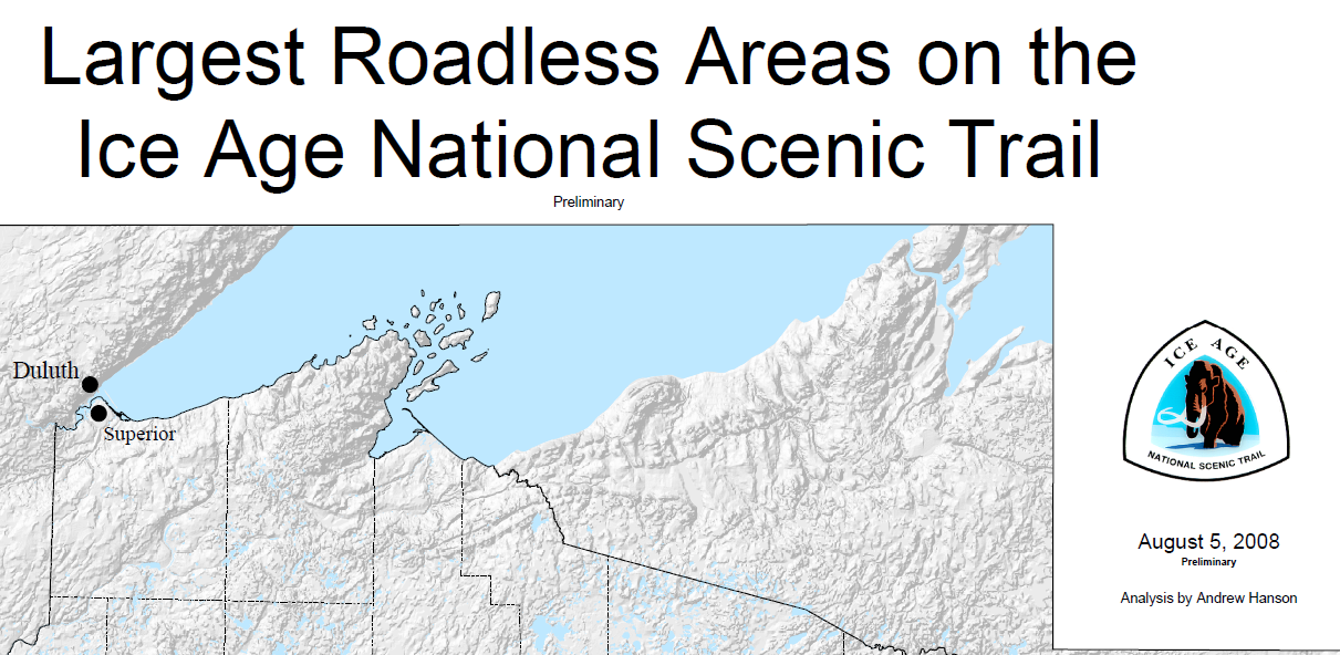Pedestrian View: Roadless Areas along the Ice Age Trail
